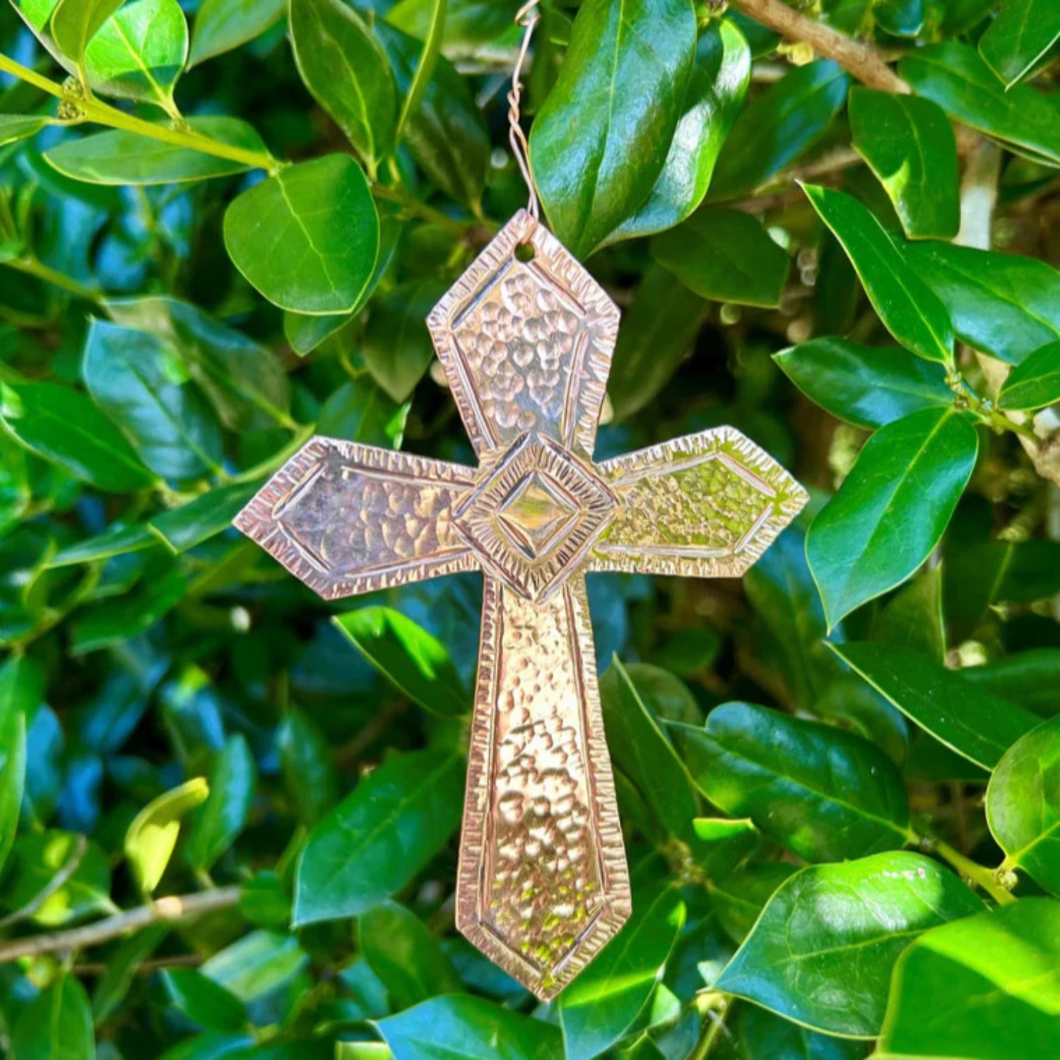Limited Edition Copper Centering Cross by Ben Caldwell – Hand-Hammered ...