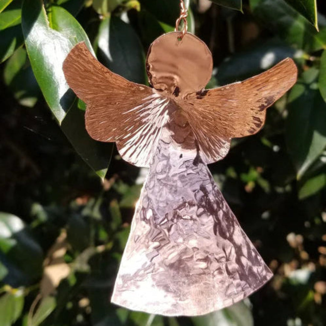 Copper Angel Ornament by Ben Caldwell – Hand-Hammered Heirloom Decoration