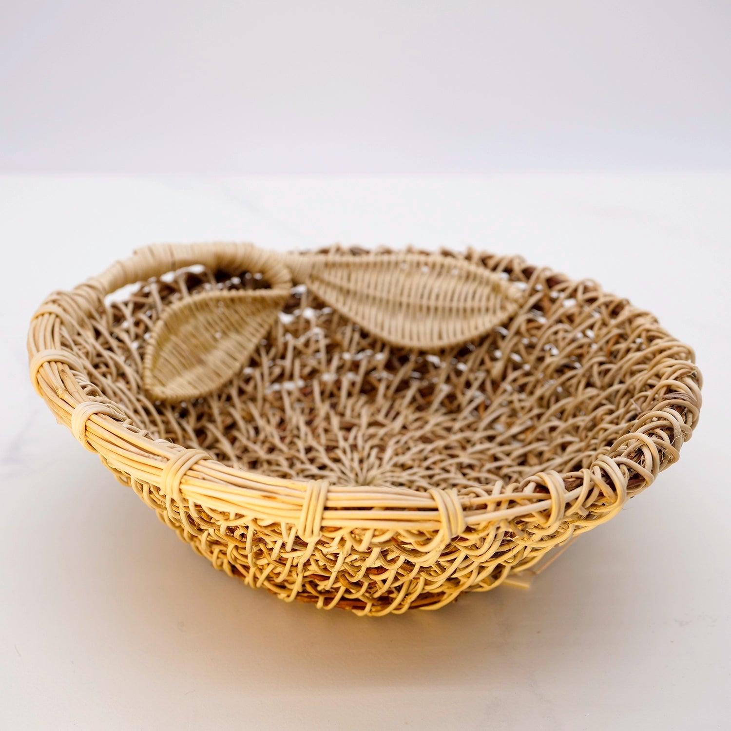 Anne McCauley 8" Leaf Honeysuckle Basket | Southern Crafted
