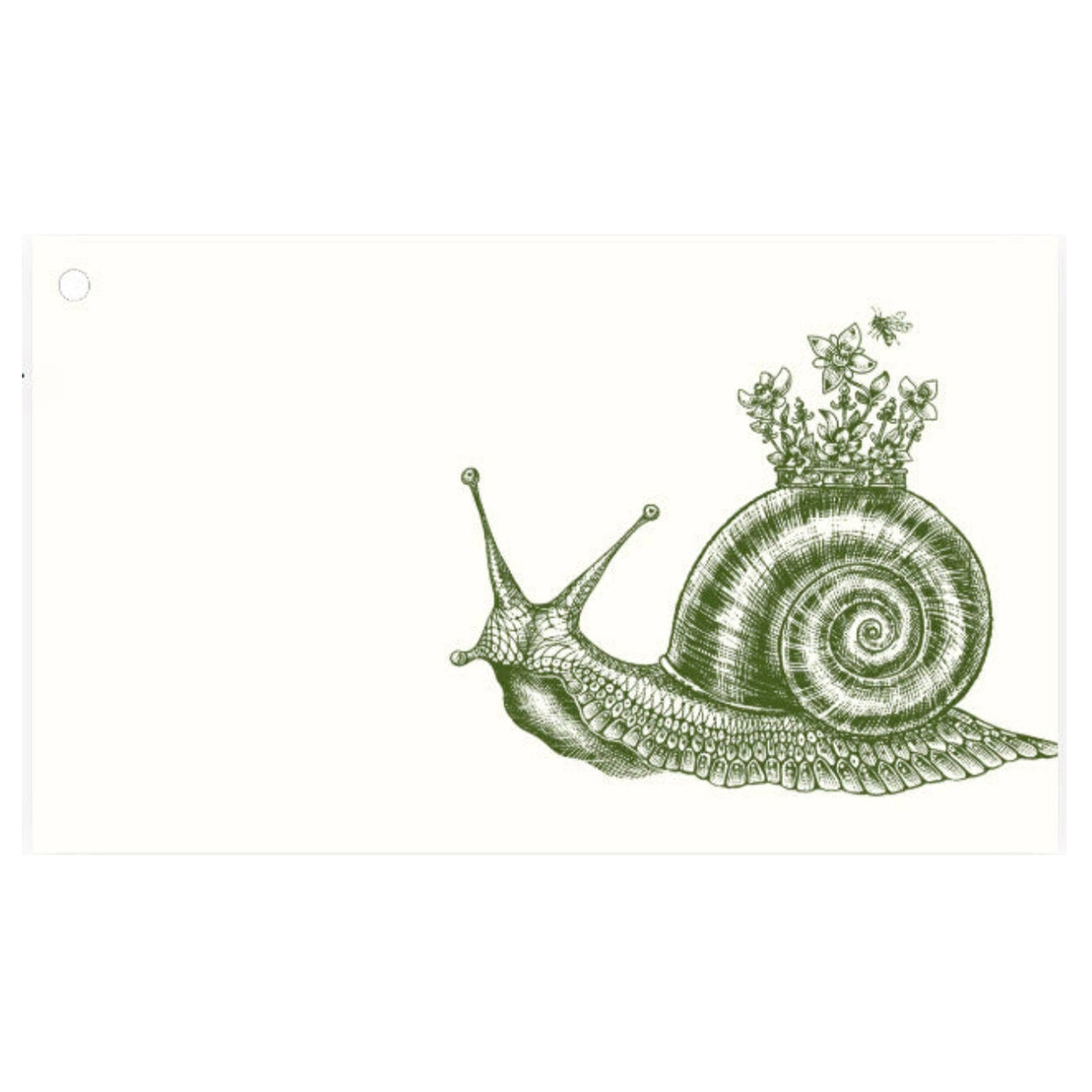 Royal Snail Gift Tag