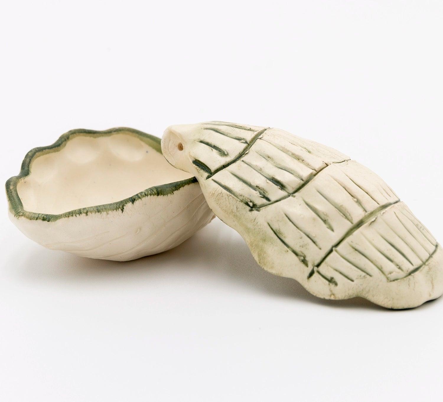 Porcelain Oyster Shells (food safe) - Southern Crafted